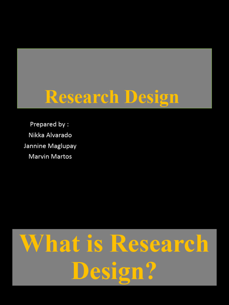 Research Design 3is | PDF