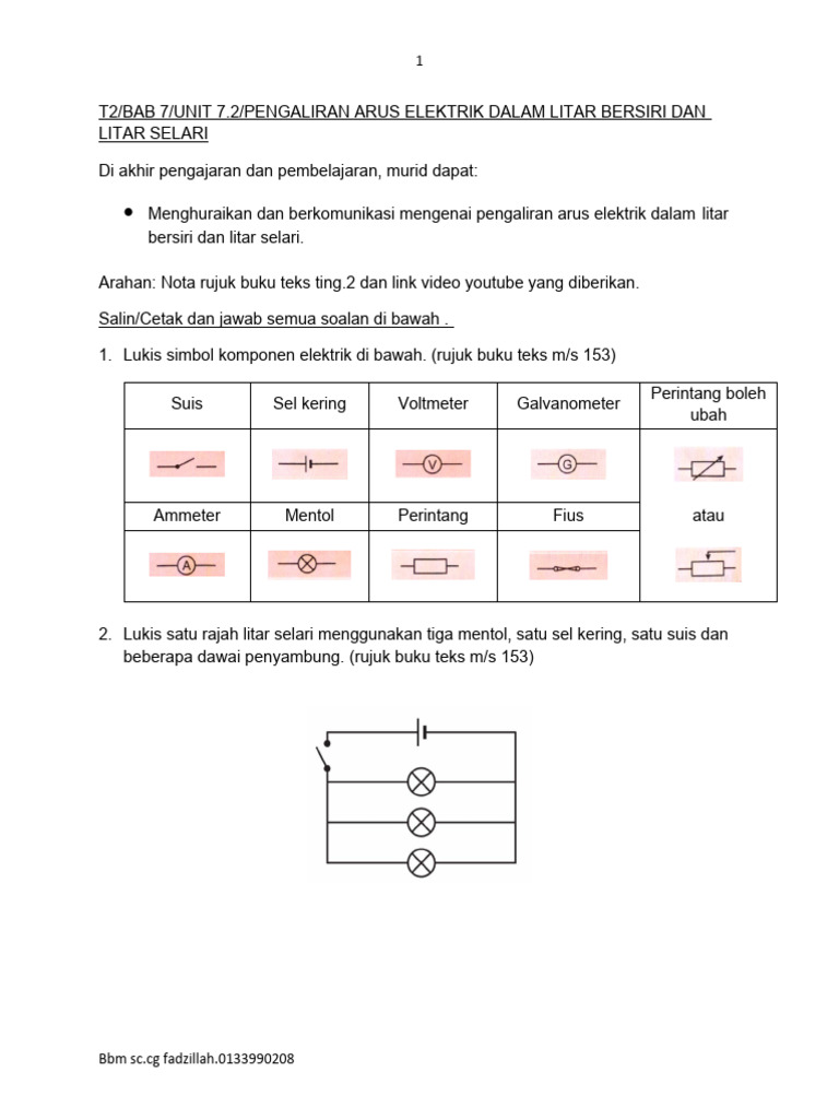 Latihan t2 Bab7 Unit7 2 (Guru) | PDF