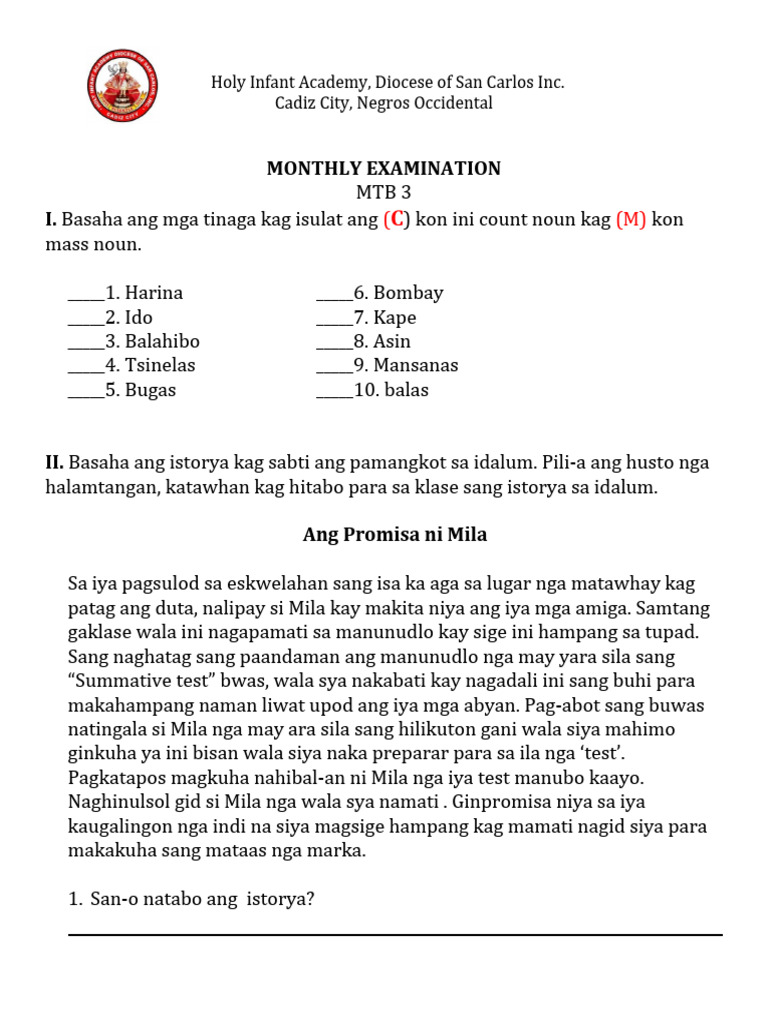 MTB 3 | PDF