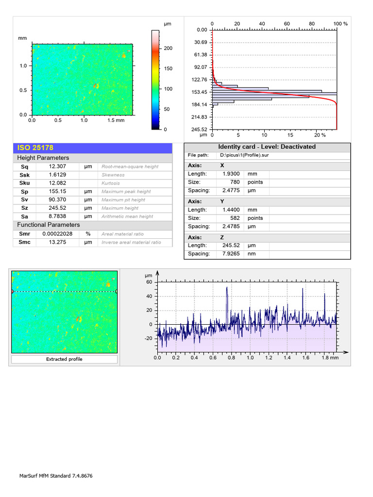 Picus 1 | PDF | Surface Roughness | Metrology