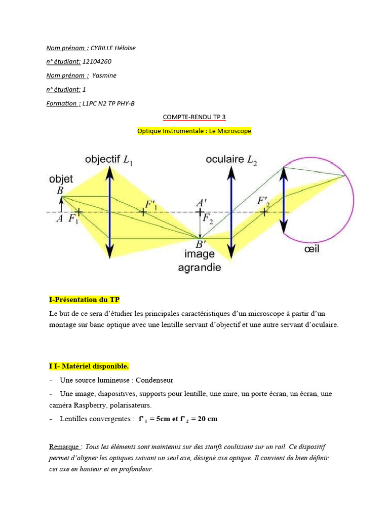 CR TP3 Phy | PDF