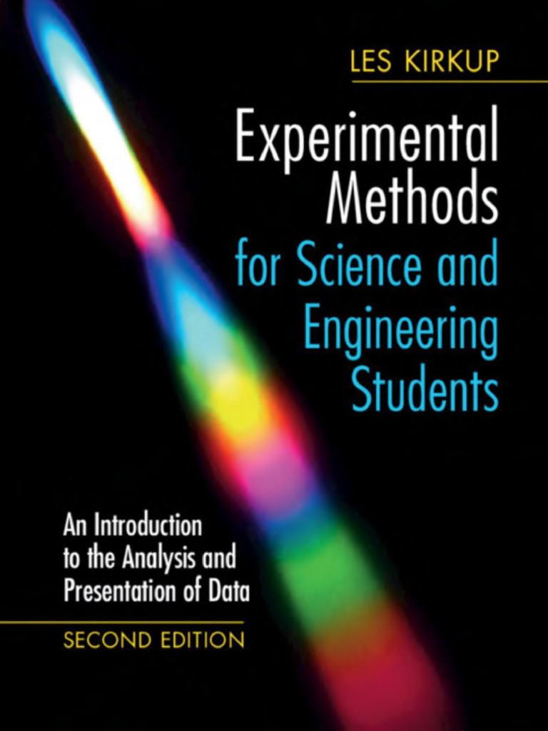 Experimental Methods For Science and Engineering Students An Introduction To The Analysis and ...