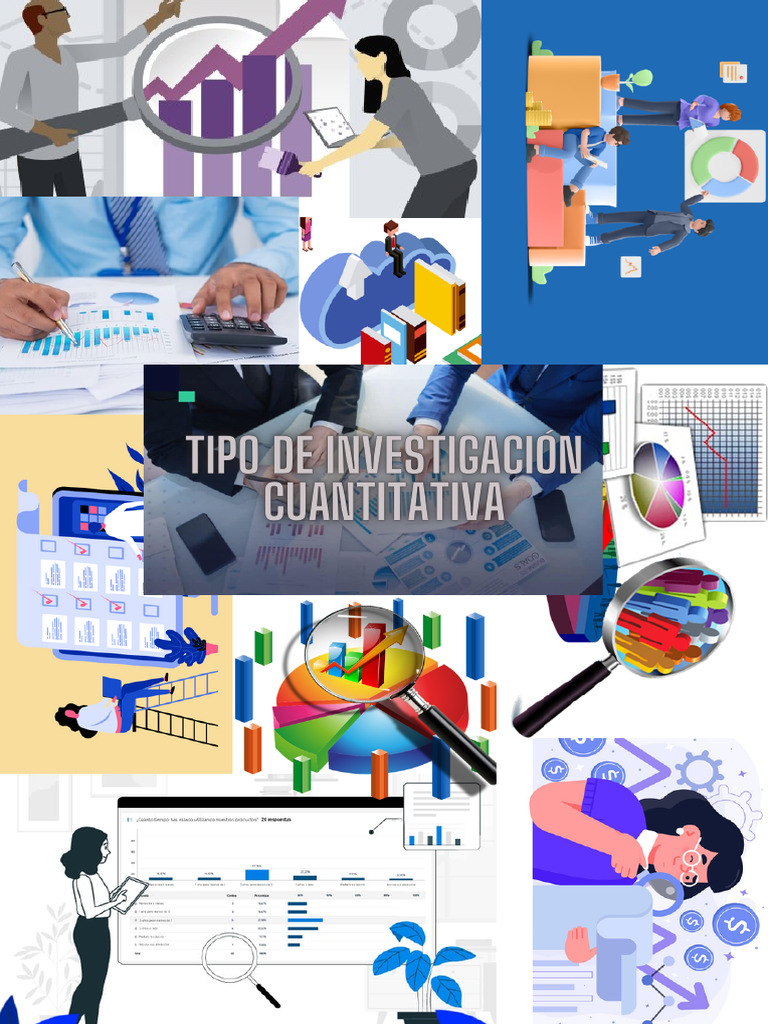 Collage Tipos de Investigación Cuantitativa | PDF
