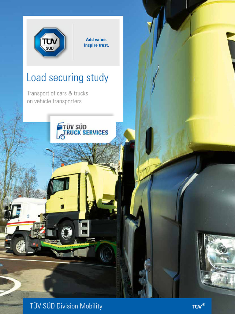 Load Securing Study: Transport of Cars & Trucks On Vehicle Transporters ...