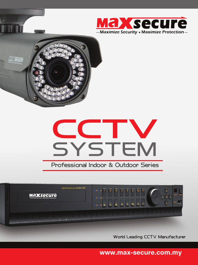 CCTV SYSTEM. Professional Indoor & Outdoor Series. World Leading CCTV ...