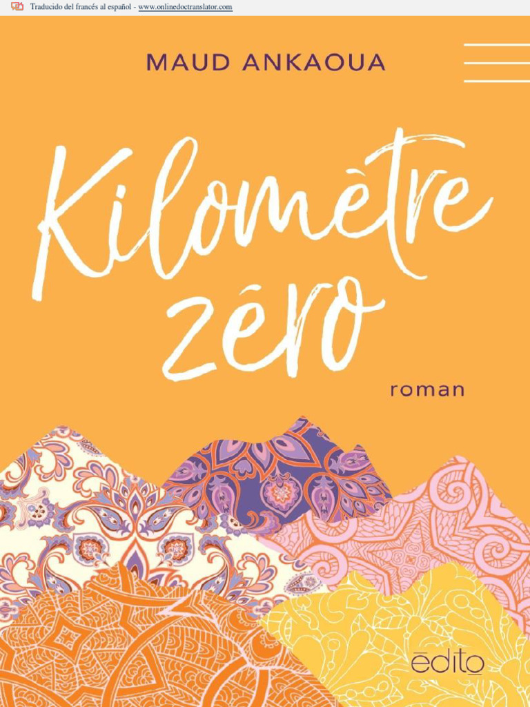 Kilometre - Zero - Maud Ankaoua Español | PDF