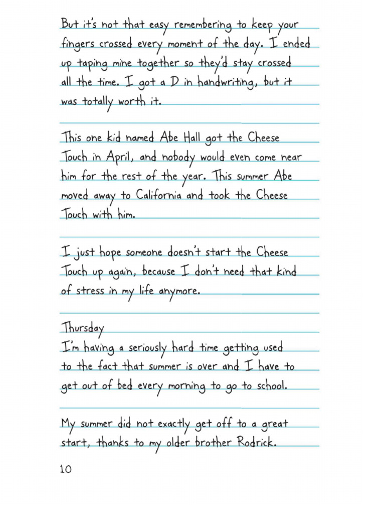 Diary of A Wimpy Kid 1 - Pg. 18-21 | PDF