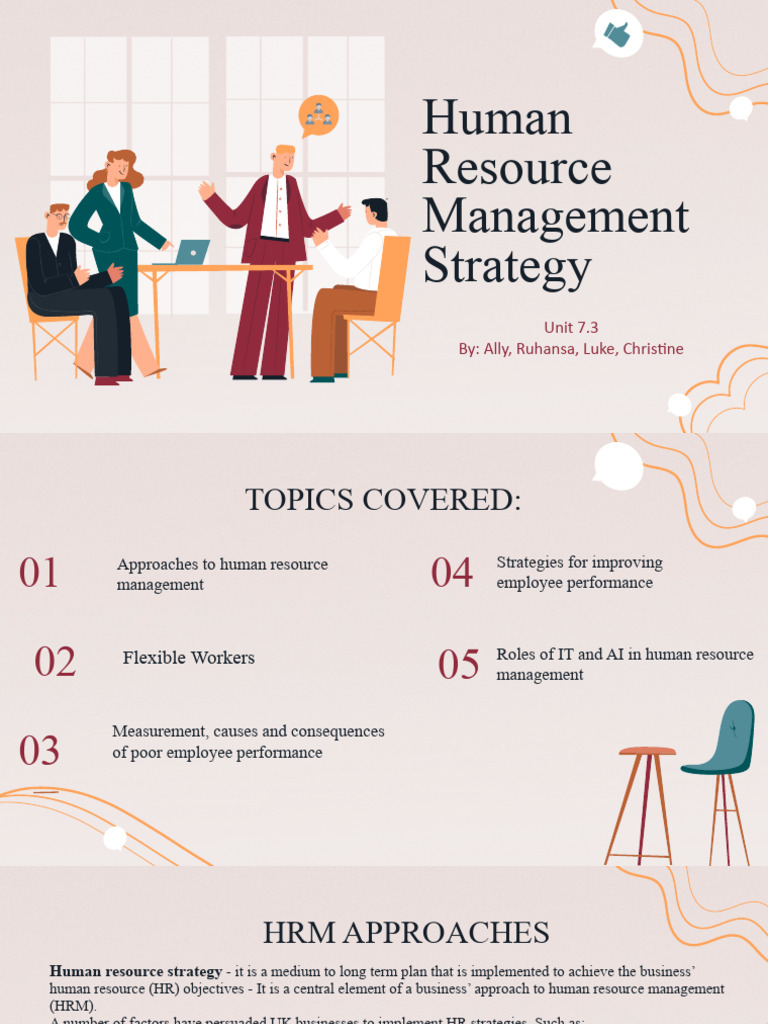 7.4 Human Resource Management Strategy | PDF