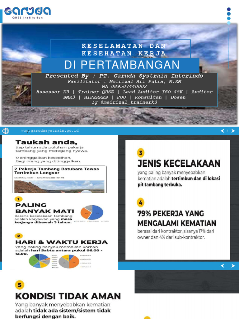 Basic K3 PERTAMBANGAN | PDF