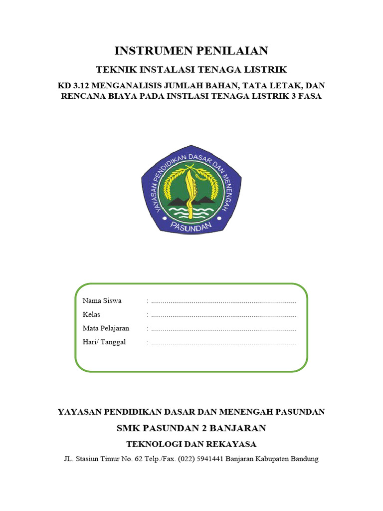 PeerTeach 1.5. Instrumen Penilaian - Firman Yus Fahrudin, S.PD | PDF