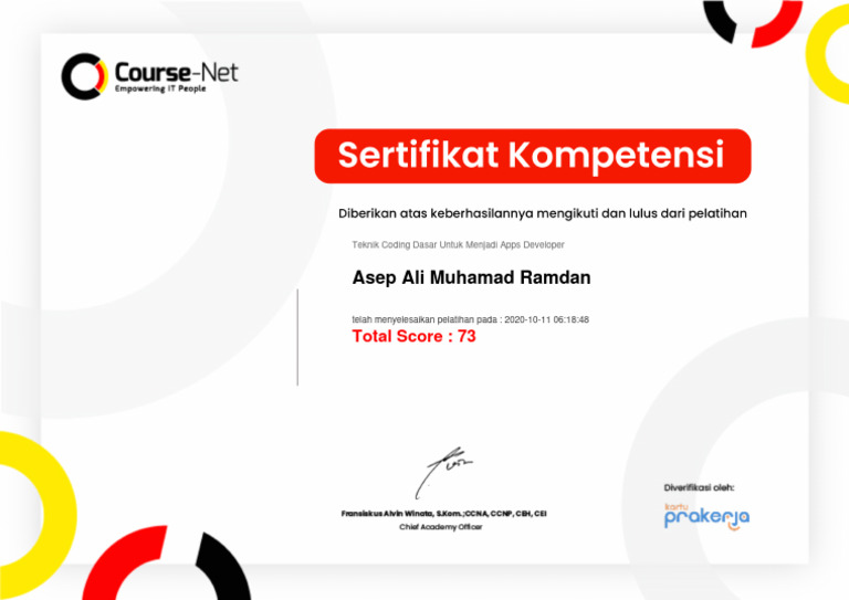 13.Sertifikat-Coursea-Net | PDF