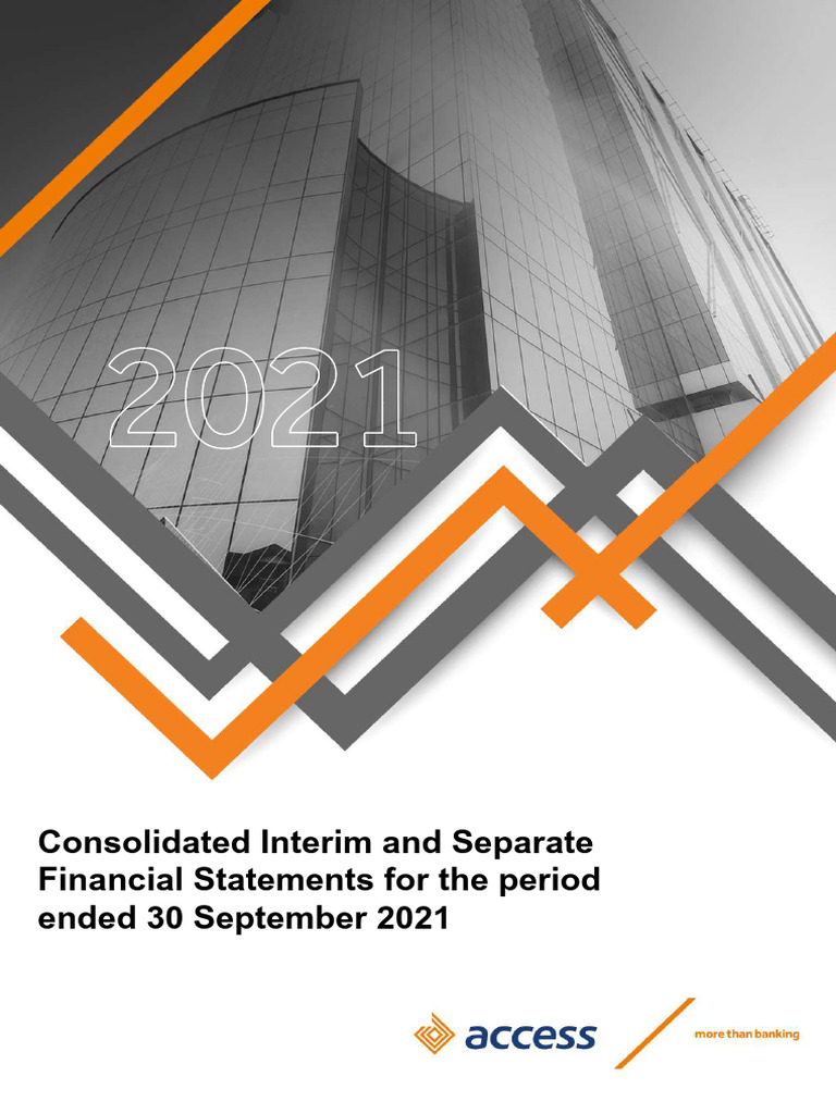 Access Bank 2021 9M Financial Statement | PDF | Equity (Finance) | Dividend