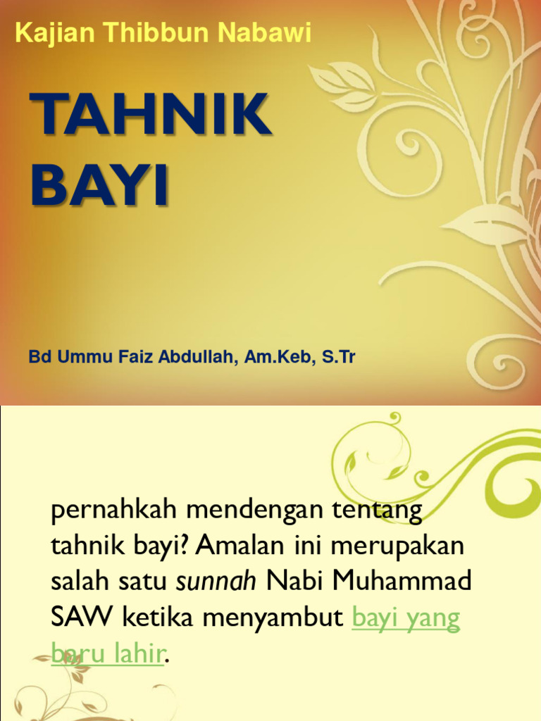 TAHNIK | PDF | Kesehatan Holistik