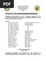 Barangay Officials Directory | PDF