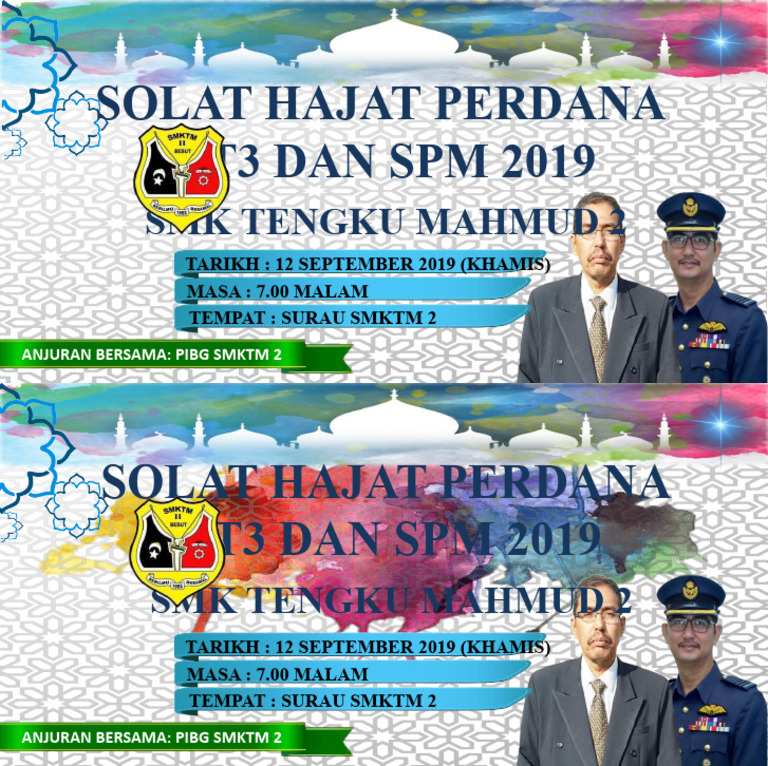 BANNER SOLAT HAJAT PT3 DAN SPM | PDF