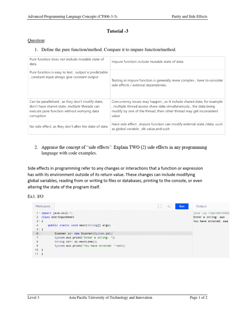 Tutorial 3 | PDF | Computer Engineering | Technology Development
