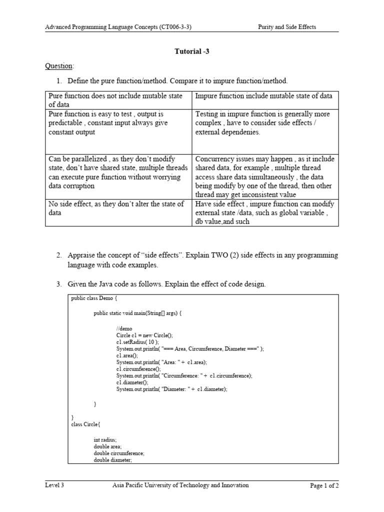 Tutorial 4 | PDF | Java Script | Programming Language Tutorial 4 | PDF | Java Script | Programming Language