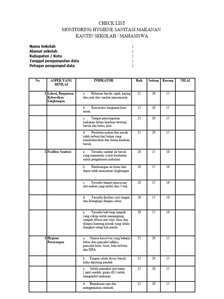 Check List TPM | PDF
