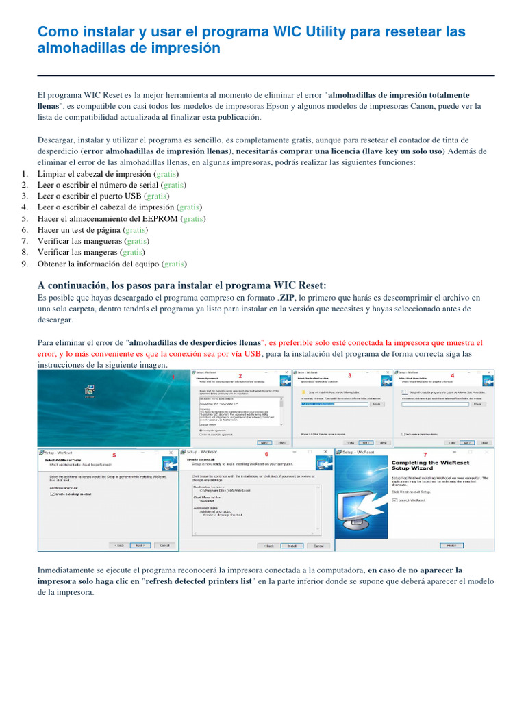 WIC Utility Como Instalar y Usar El Programa | PDF | Informática ...