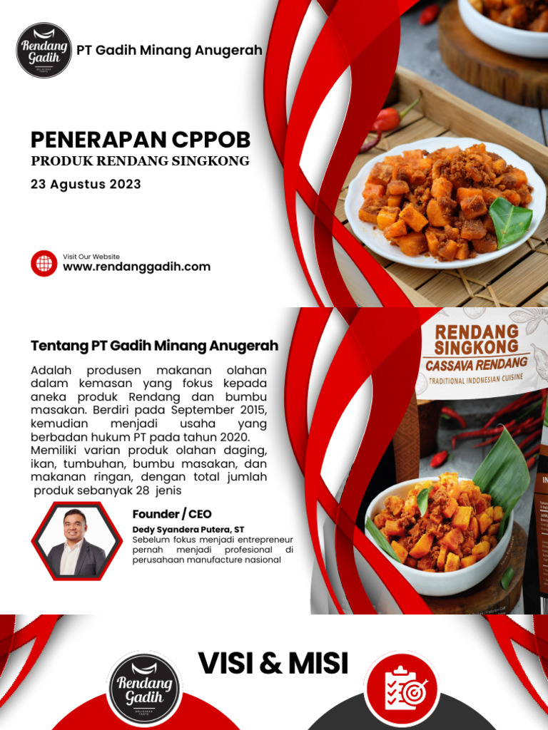 Penerapan CPPOB Di PT GMA | PDF