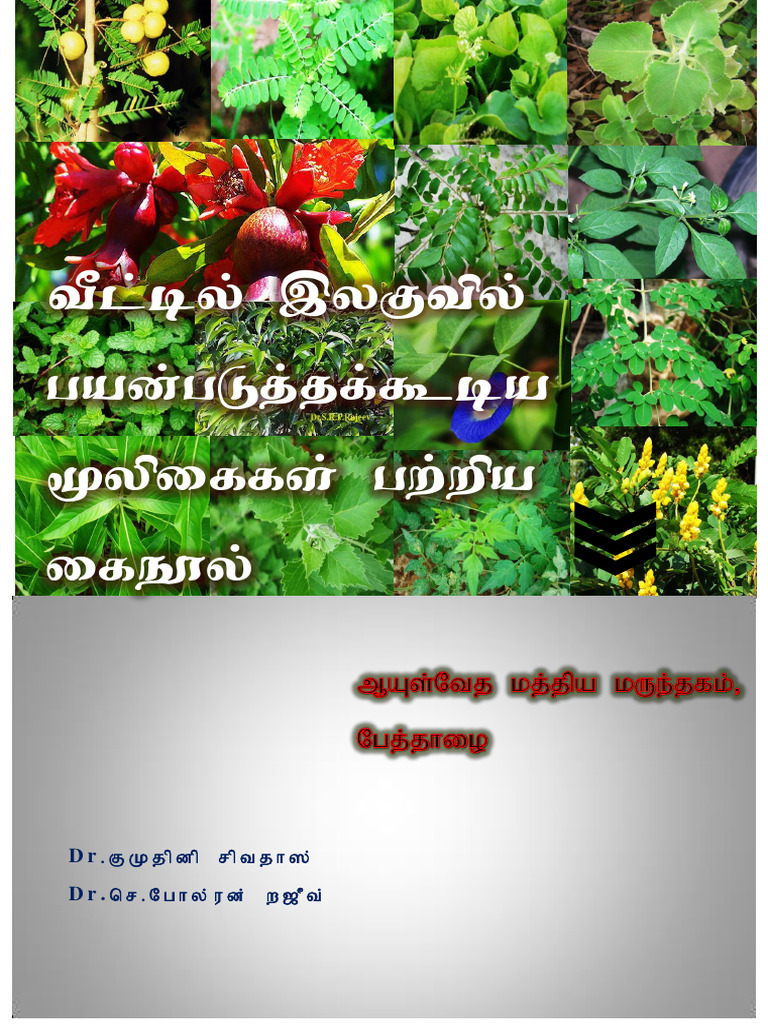 Tamil Veetu Maruthuva Kurippu1 | PDF | Botany | Plants