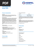 Hempathane HS 55610 Product Data Sheet | PDF | Paint | Humidity