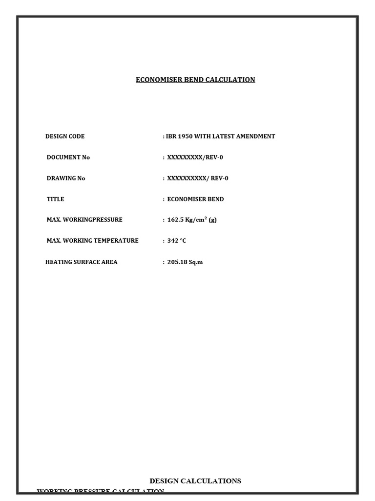Design Calculations - 1 | PDF