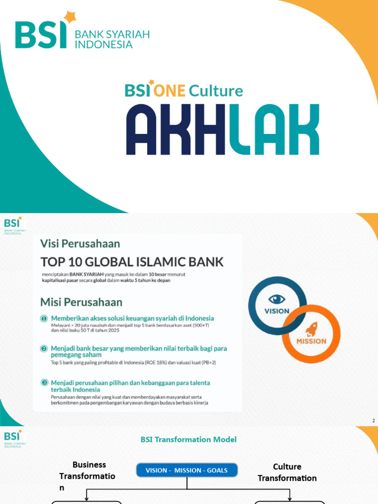 Sharing BSI One Culture | PDF