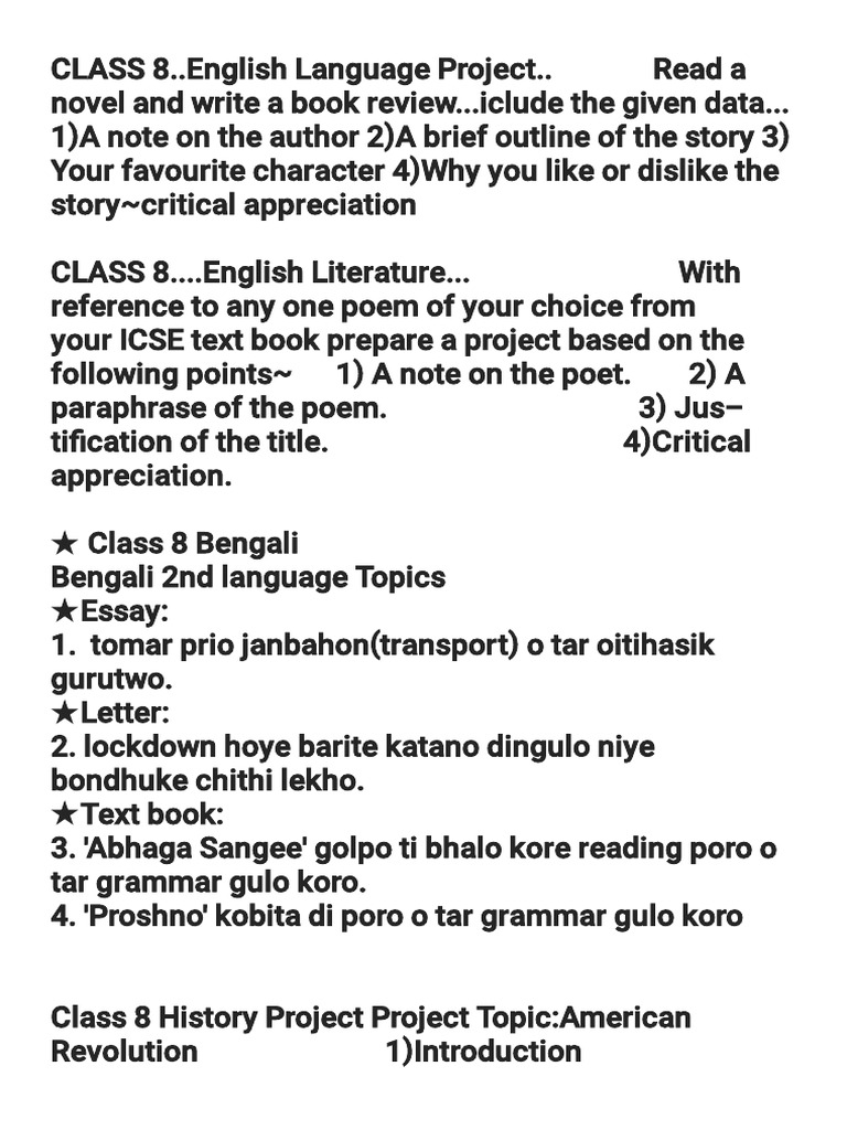 Class 8 Project | PDF | Area | Ecosystem