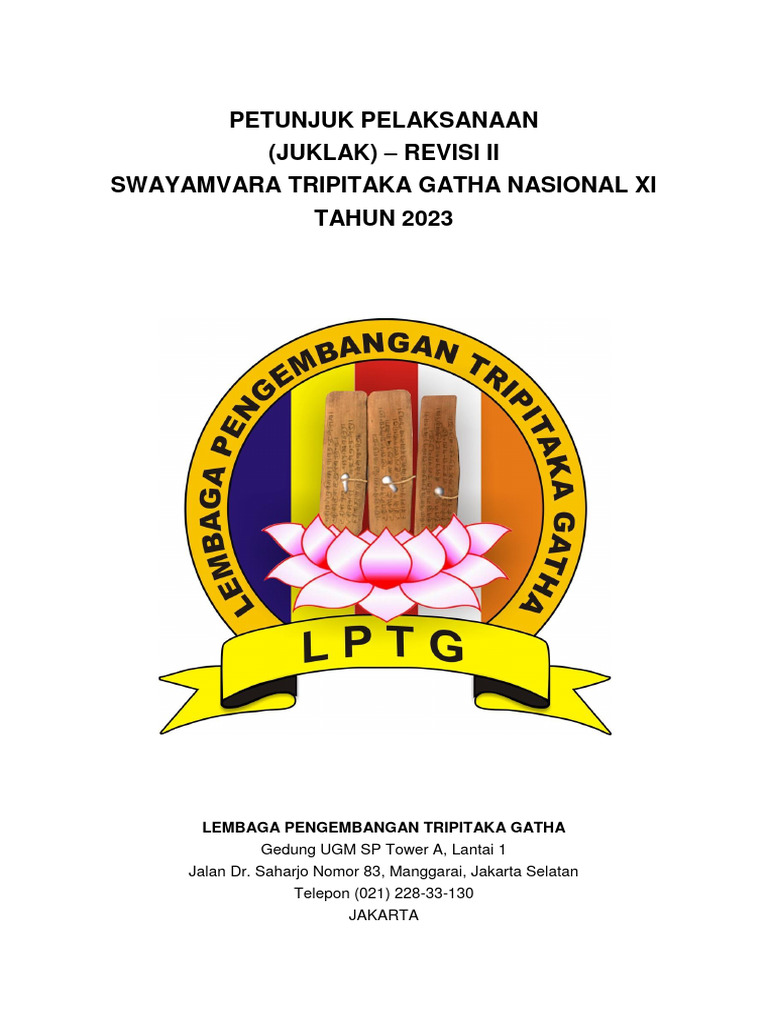Rev 2 Juklak STG XI 2023 | PDF