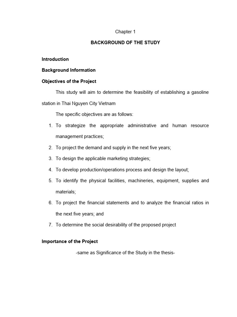 Sample Chapter 1 Feasib | PDF