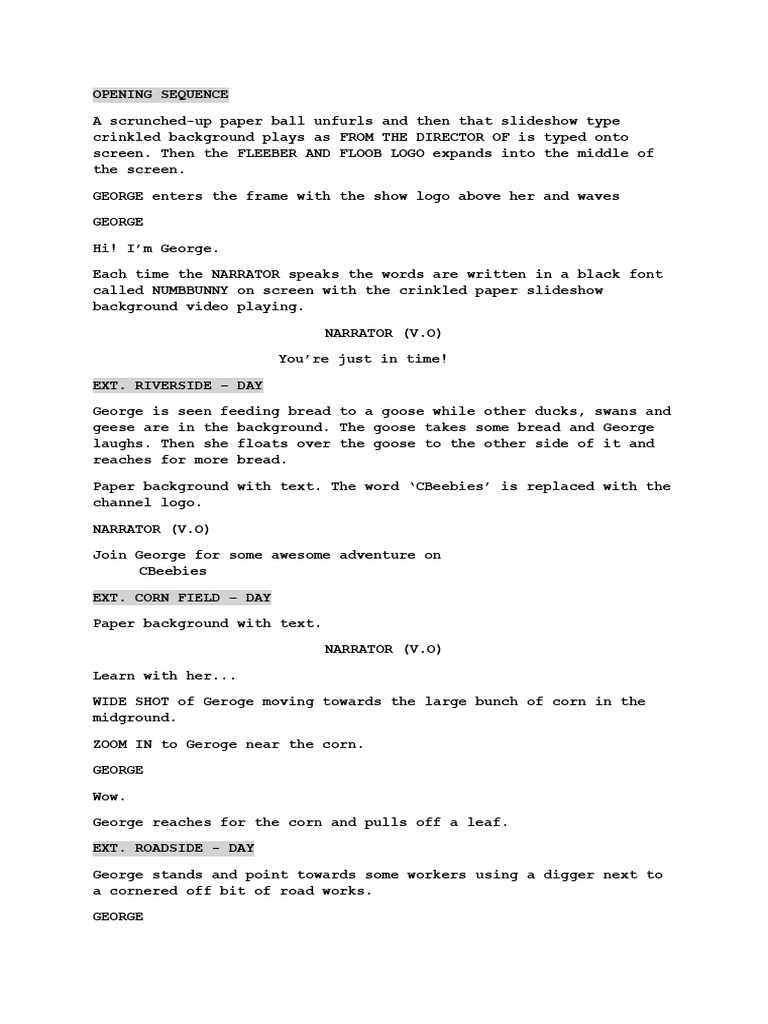 Crowd Pleaser Script | PDF