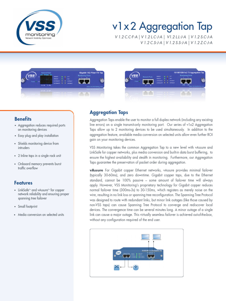 VSS v1x2 Aggregation Tap | PDF | Computers