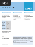 Acronal S 790 Technical Data Sheet | PDF | Paint | Materials