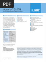 Acronal+S+790 TDS 30718249 | PDF | Paint | Acrylic Paint
