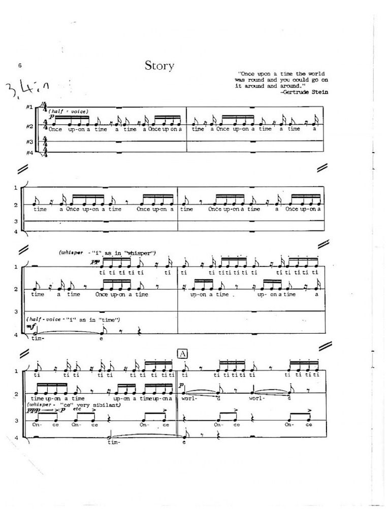 John Cage - Living-Room-Music-Story | PDF