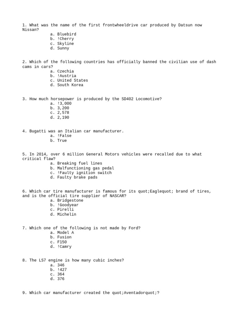 MATH Answer Key 1 | PDF | Car | Motor Vehicle