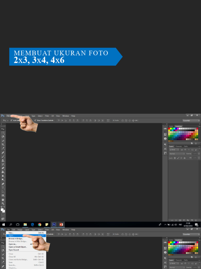 Membuat Ukuran 2x3 3x4 4x6 | PDF
