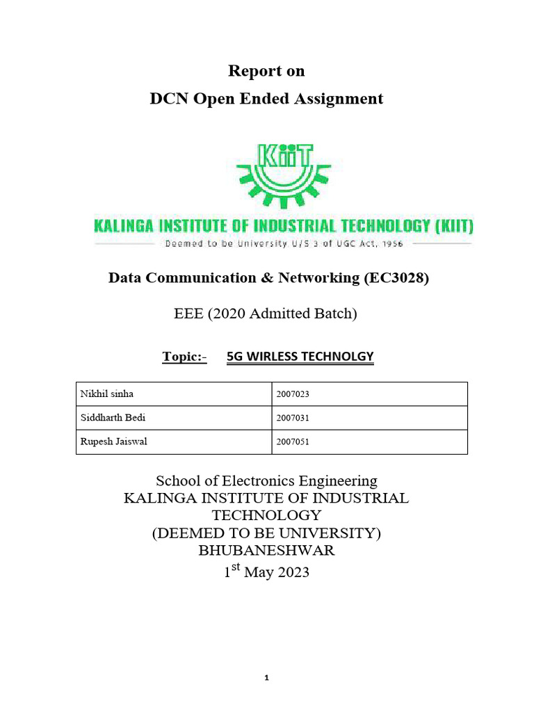 5G Wireless Technology Overview | PDF | Wireless | Computer Network