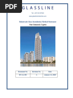 Method Statement Glass Door Fixing. | PDF