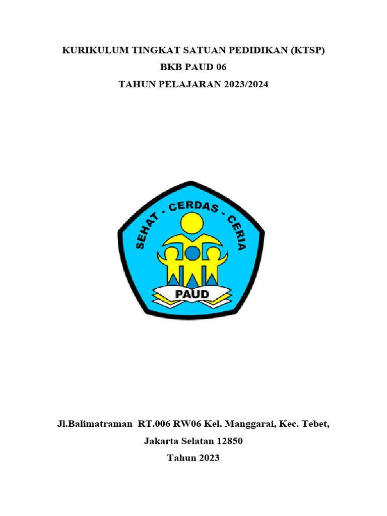 Cover KTSP Baru | PDF
