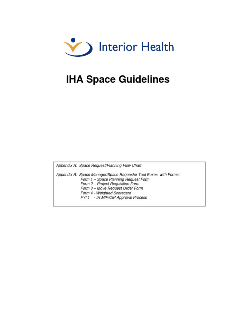 Revised Ih Space Guidelines | PDF