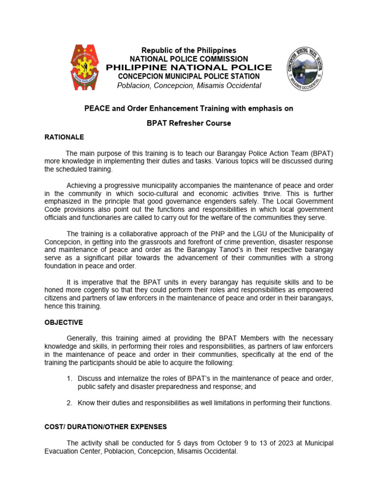 Project Design For BPAT Training | PDF