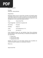 Surat Lamaran Kerja | PDF | Karier & Perkembangan | Bisnis