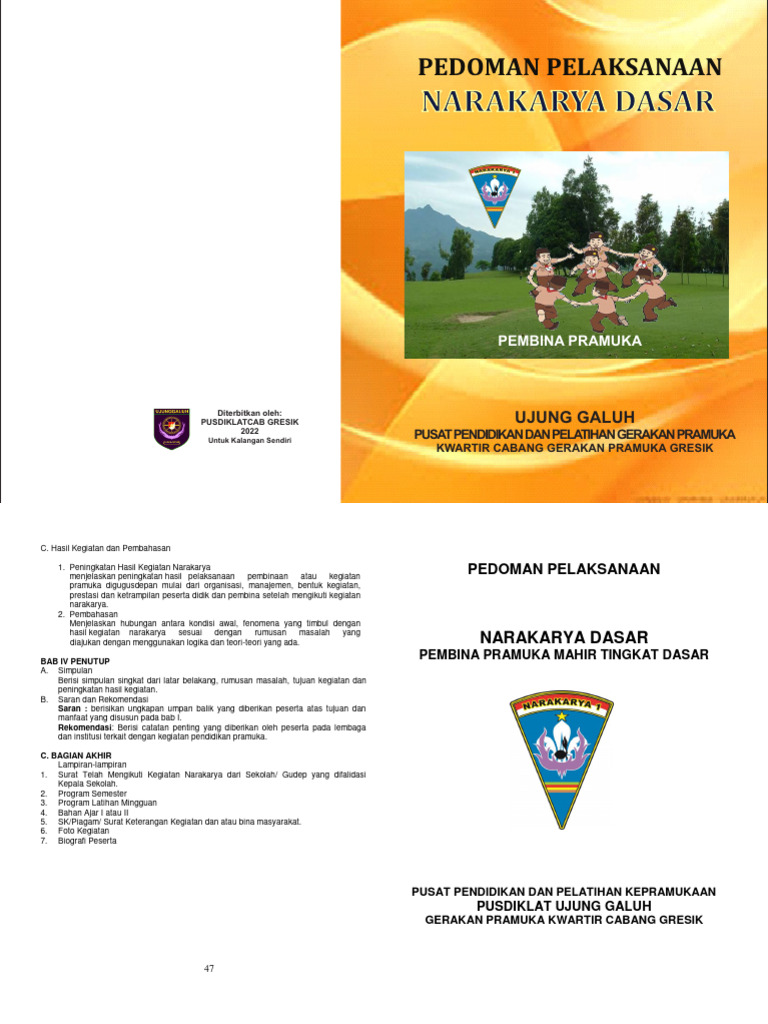 Pedoman Narakarya Dasar 2022 | PDF