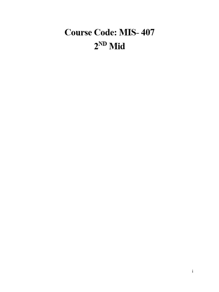 Telecom MID2 | PDF