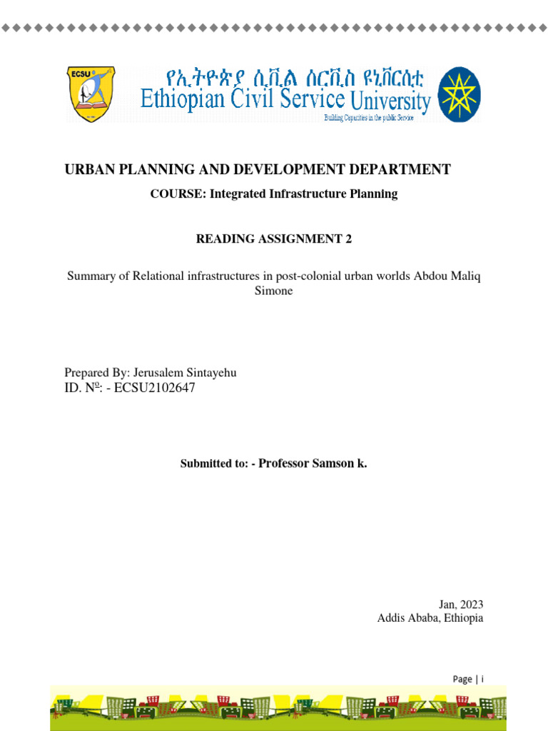 J Reading Assignment 2 | Download Free PDF | Infrastructure | Experience