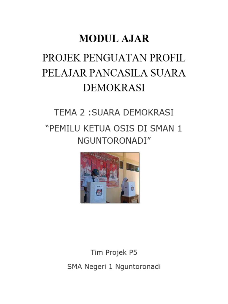 Modul Suara Demokrasi | PDF