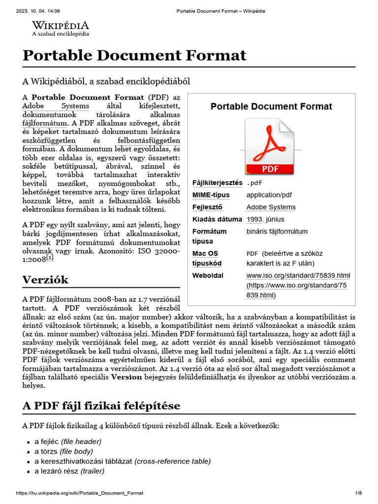 Portable Document Format - Wikipédia | PDF