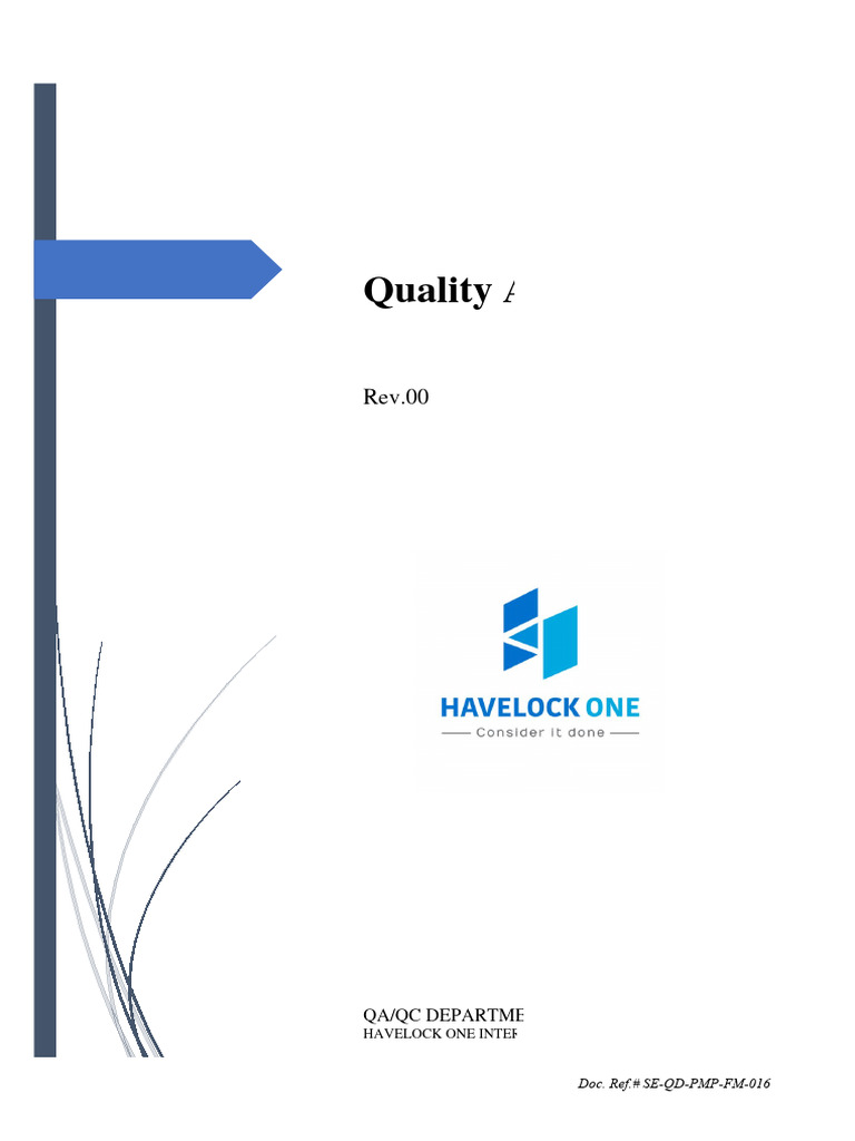 Type 1 - Se Qaqc Gen Plan | PDF | Quality Assurance | Audit Type 1 - Se Qaqc Gen Plan | PDF | Quality Assurance | Audit